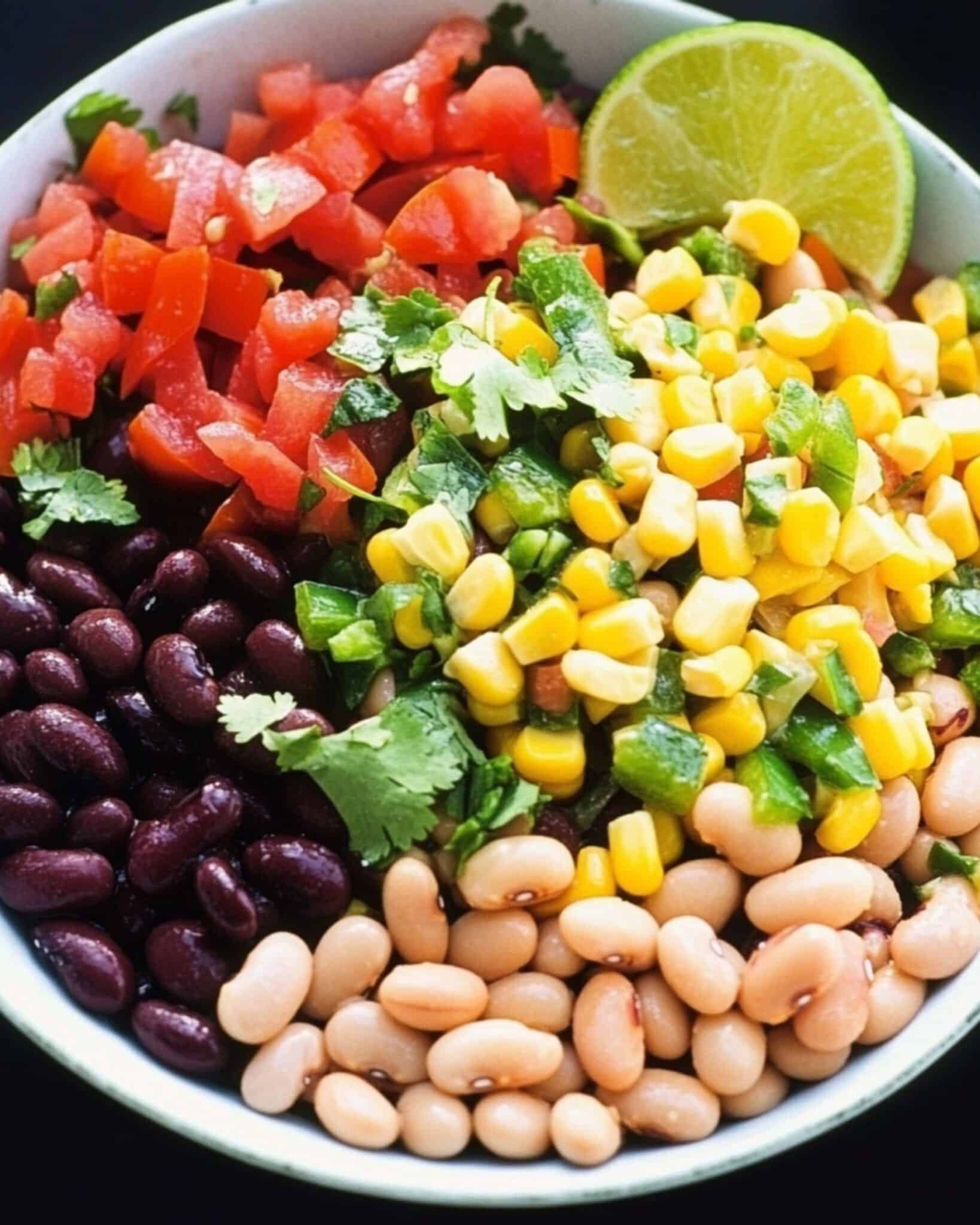 15 Minute Mexican Bean Salad Recipe - Evelynseats