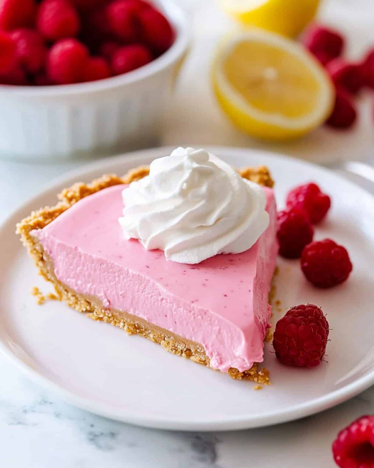 No-Bake Pink Lemonade Pie Recipe - Evelynseats