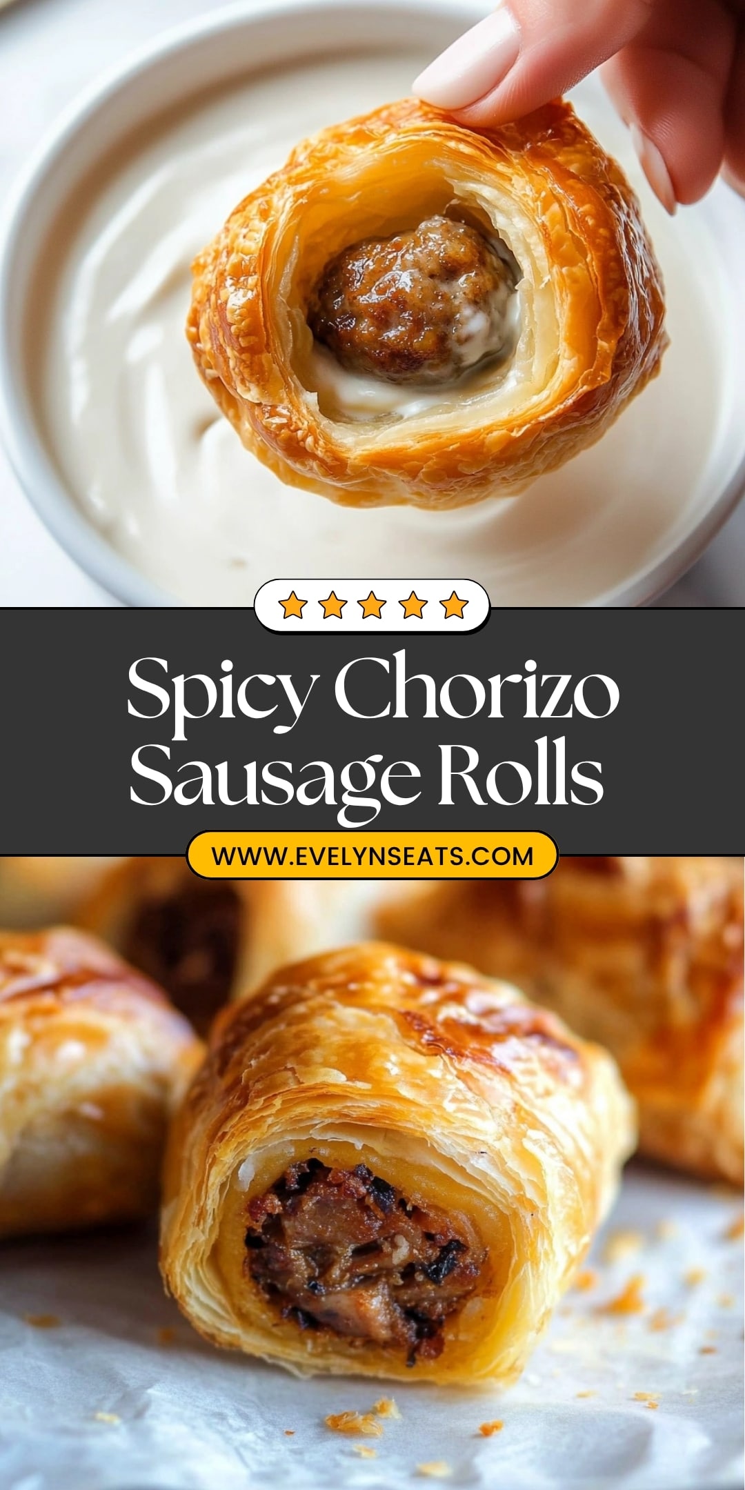 Chorizo Sausage Rolls Recipe - A Spanish Kick in Every Bite