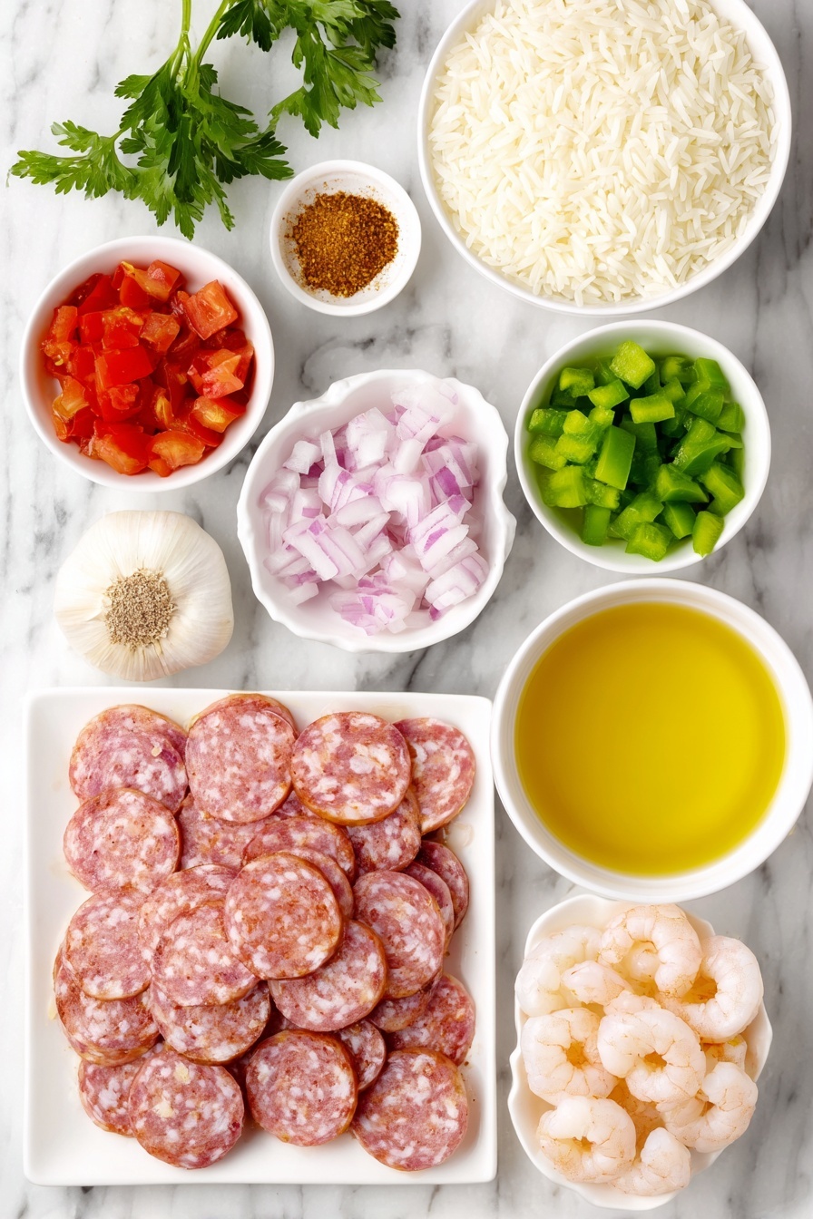 Easy Shrimp and Sausage Jambalaya | Flavorful One-Pot Cajun Dinner