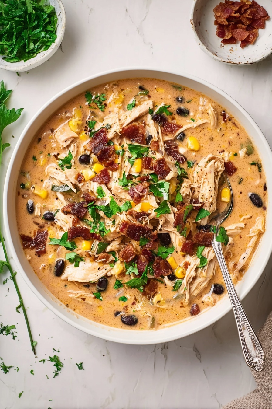 Cream Cheese Crack Chicken Chili - Cozy, Creamy Comfort Food