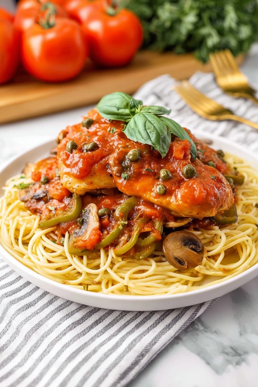 Slow Cooker Chicken Cacciatore: Easy, Flavorful Italian Dinner