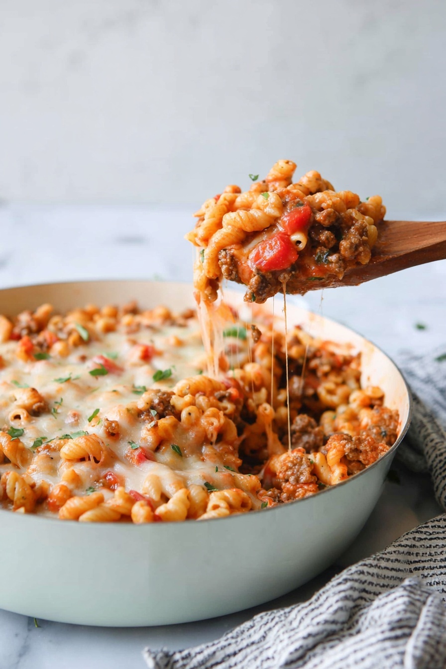 Johnny Marzetti Casserole with Italian Sausage - Cozy & Delicious